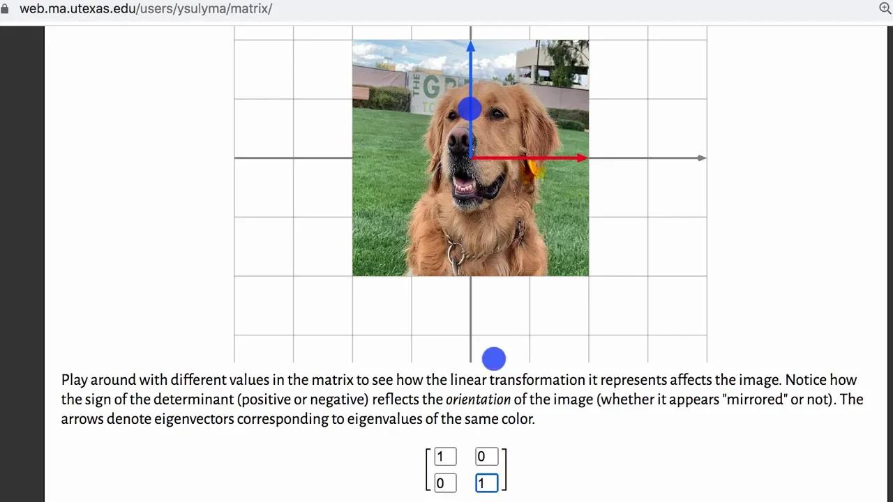Working With Matrices As Transformations Of The Plane Matrices Precalculus Khan Academy