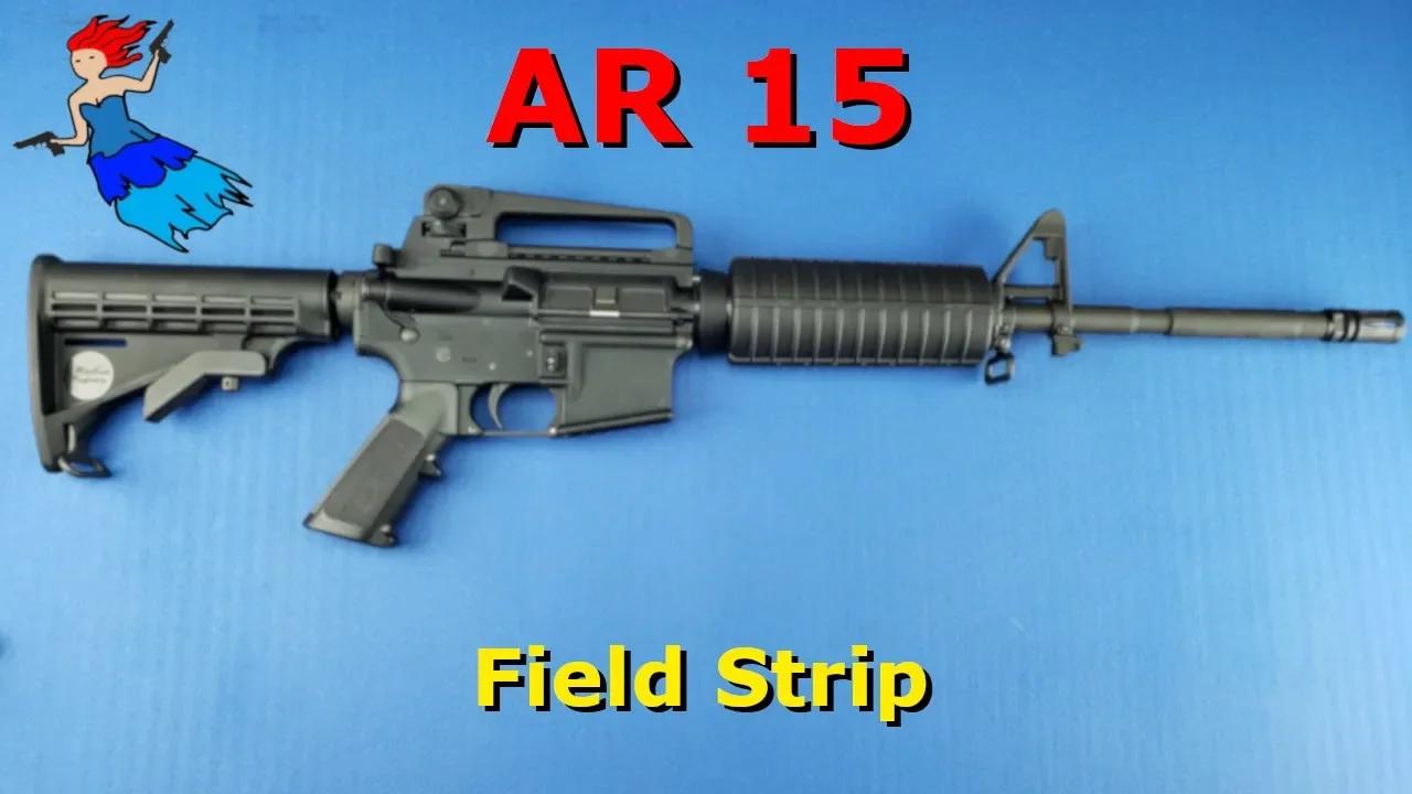 HOW TO BREAK DOWN AND AR 15 // A step by step guide to field strip your ...