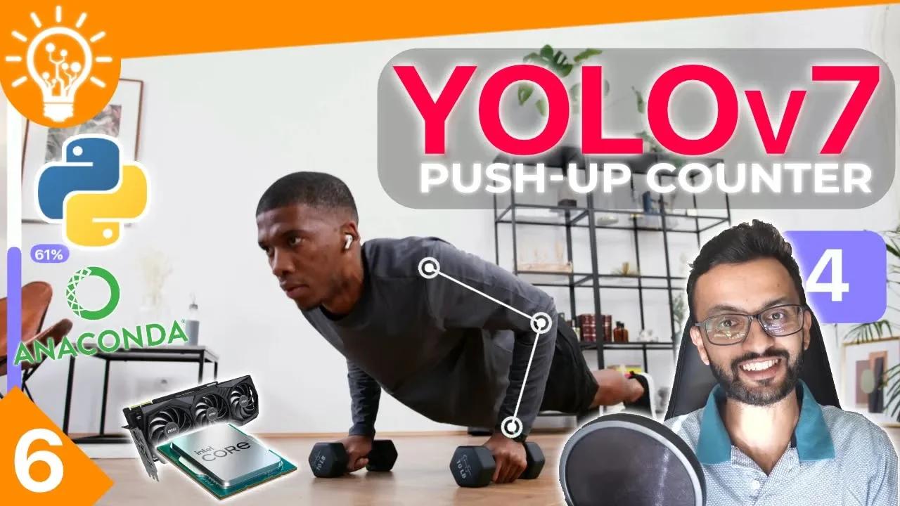 Push Up Counting App Official Yolov7 Pose Estimation Cpu And Gpu