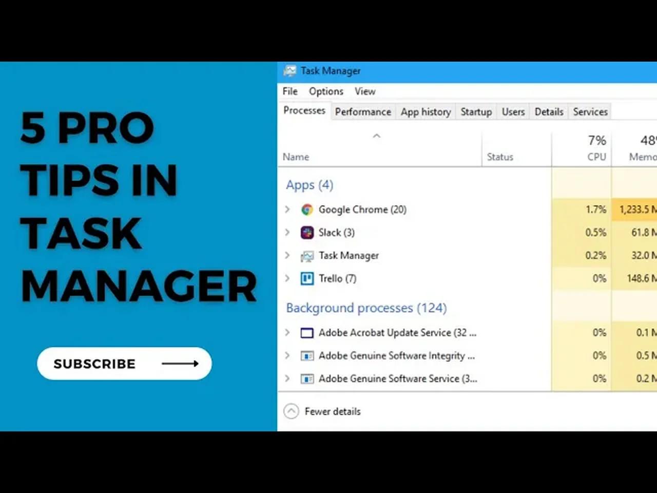 5 Pro Tips for Using Windows Task Manager