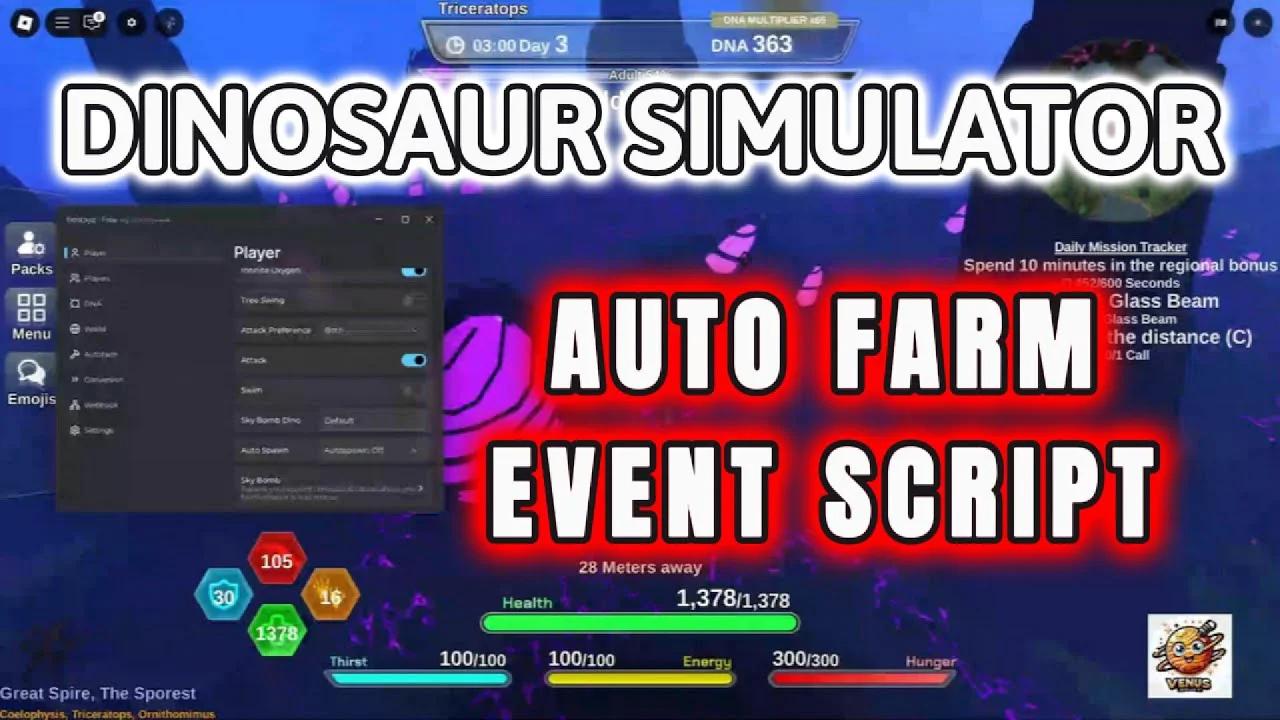 💥 NEW DINOSAUR SIMULATOR SCRIPT ROBLOX 💥 2025, AUTO FARM DNA, EVENT ...