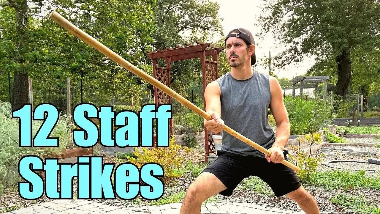 STAFF BASIC STRIKES of Filipino Martial Arts (Kali, Escrima, Arnis)