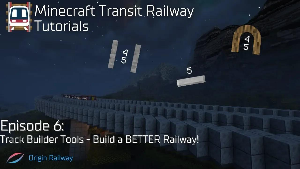 Minecraft Transit Railway Tutorials E6 - Builder Tools
