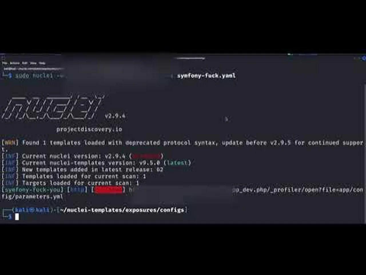 Critical information disclosure vulnerability in Symfony - Custom Nuclei template