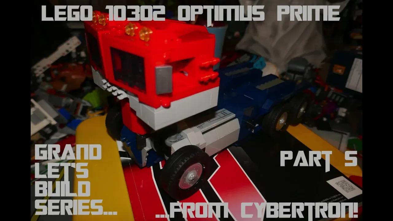 LEGO 10302 Optimus Prime Grand Let's Build Series from Cybertron Part 5