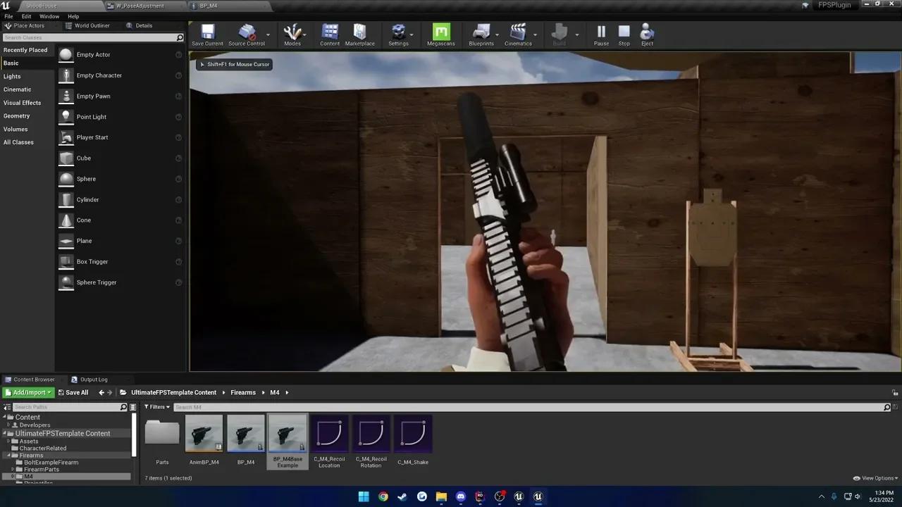 Ultimate Multiplayer FPS Framework: Pose Adjustment Widget (Updated)