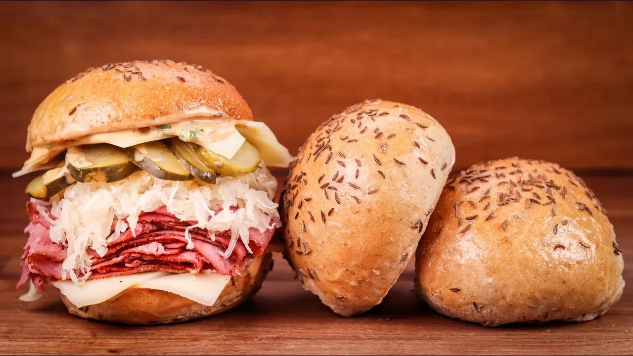 Handmade Deli Rye Bread Rolls | Perfectly Soft and Fluffy Rye Bun Recipe