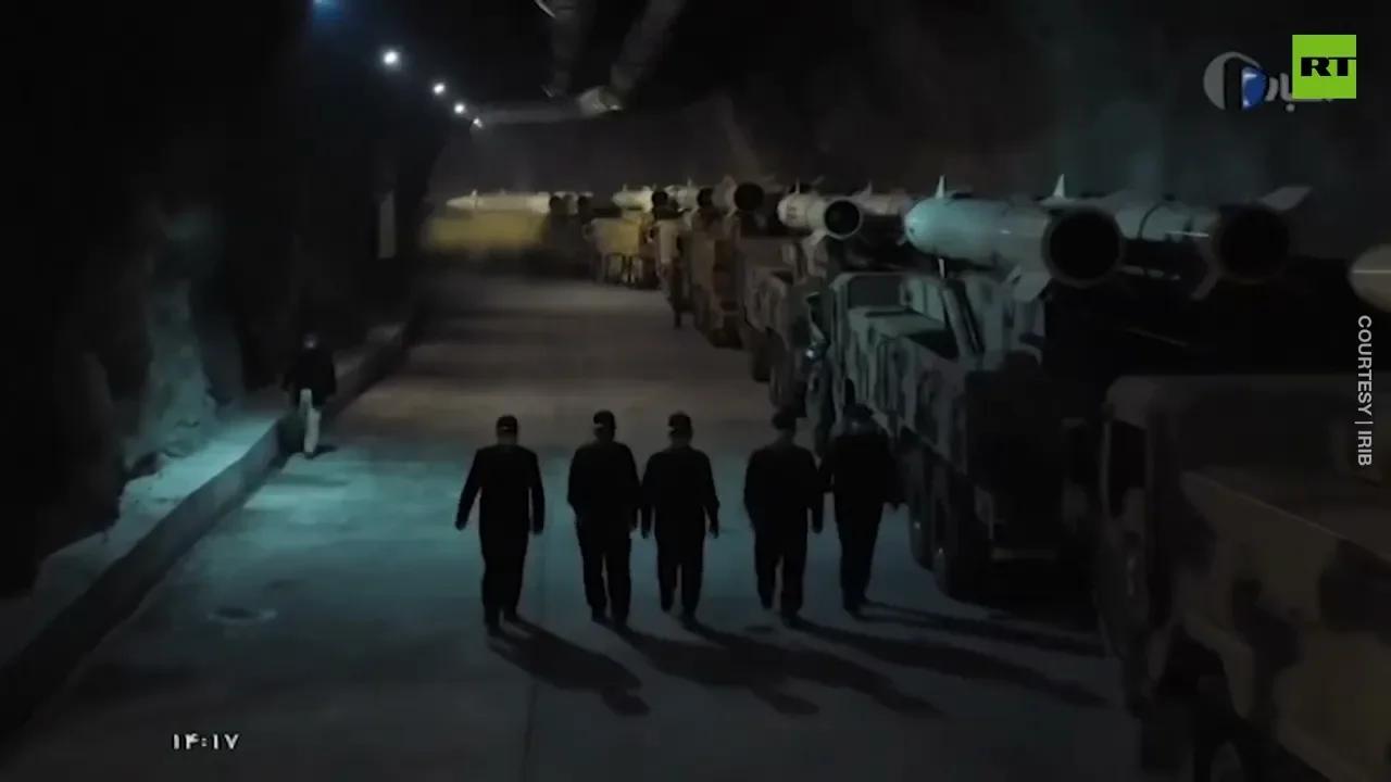 Tehran unveils new underground missile bases
