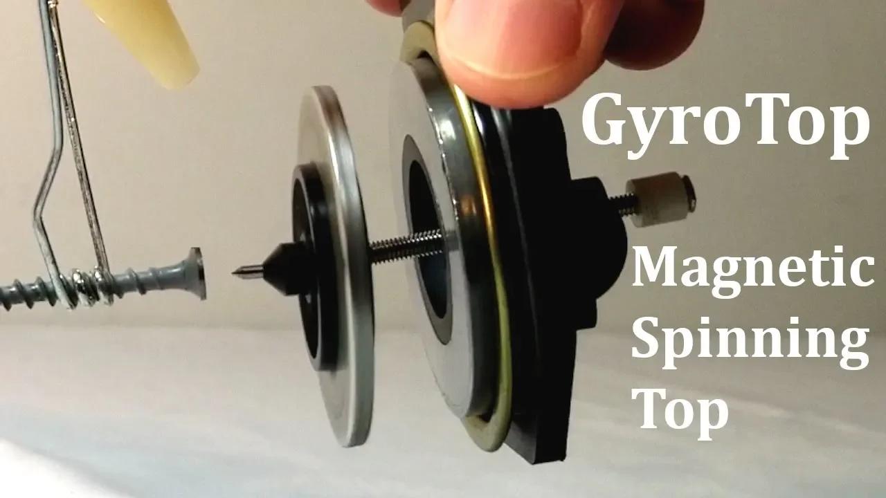 🔬#MESExperiments 28: Magnetic Spinning Top Aligns Opposite of Magnetic ...