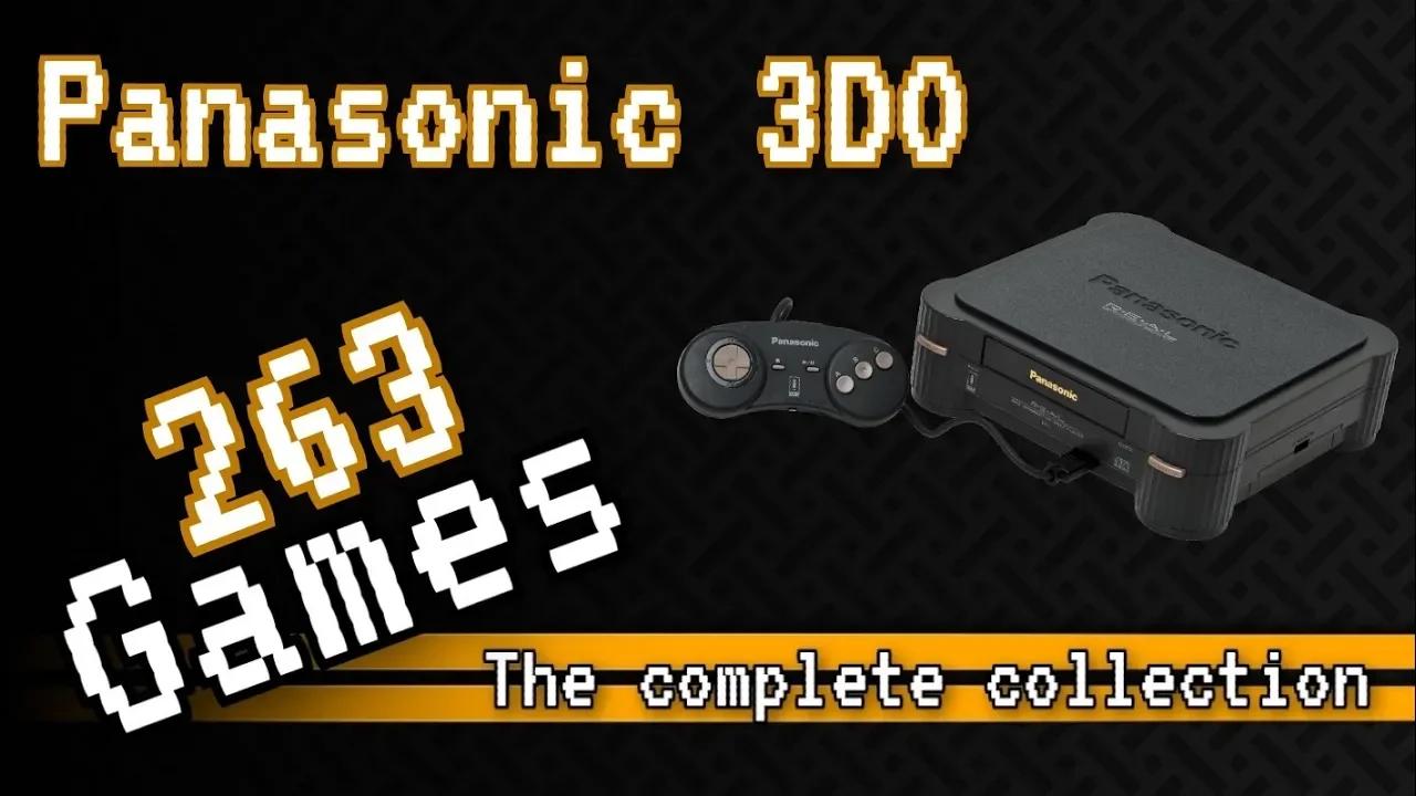 The Panasonic 3DO collection [263 games] video evolution and review