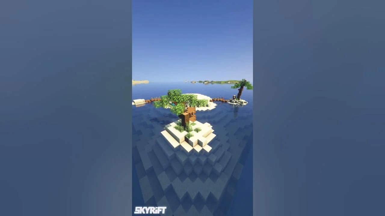 Minecraft Ocean Island | #Shorts Timelapse