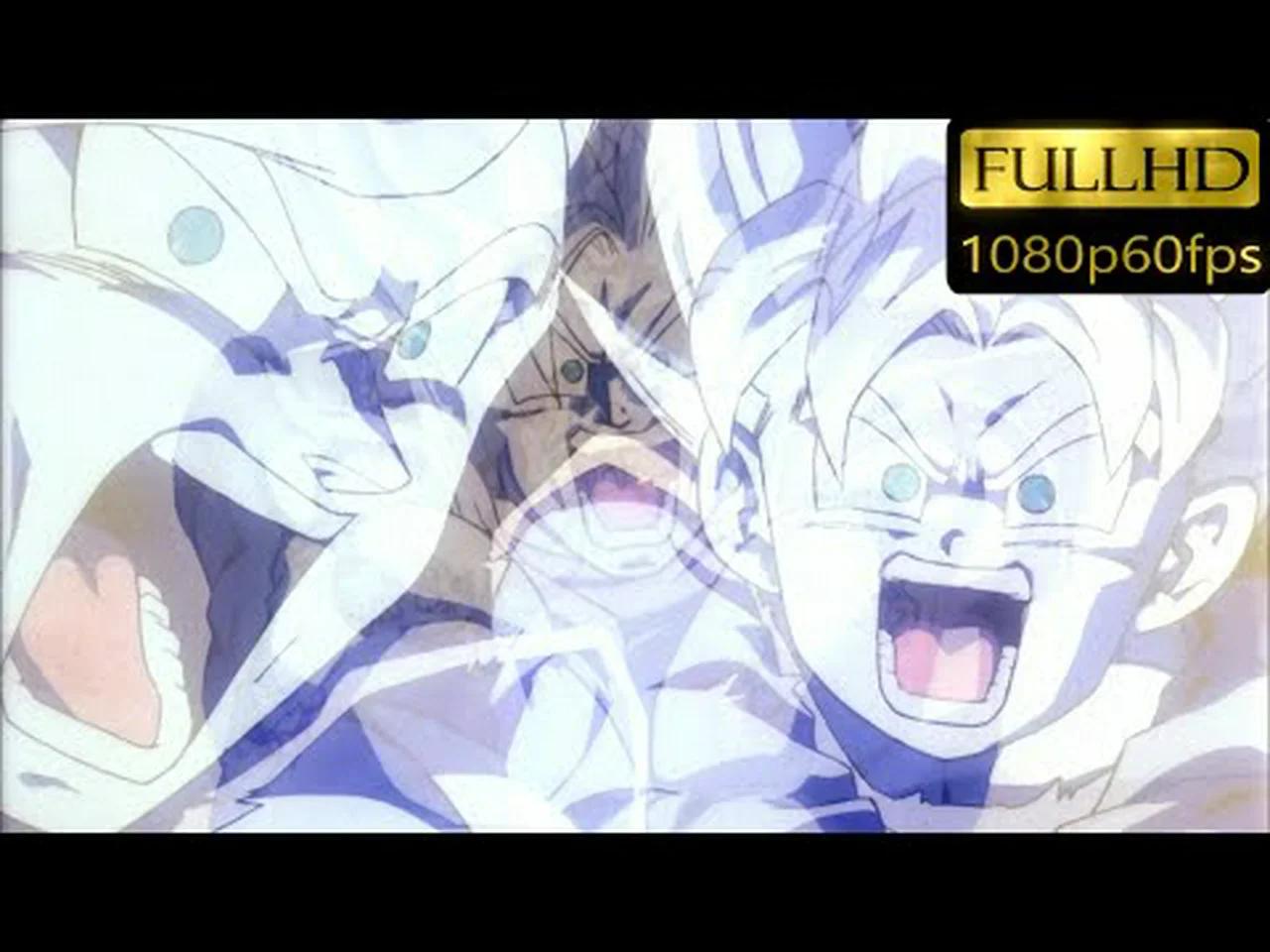 Goku Gohan and Goten vs LSSJ Broly ENG DUB [1080p60fps] (Bruce ...