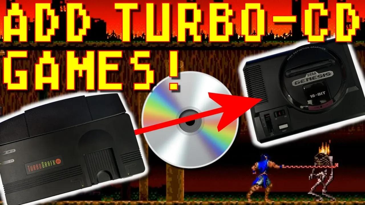 How To Add Turbo CD to Sega Genesis Mini with Hackchi!