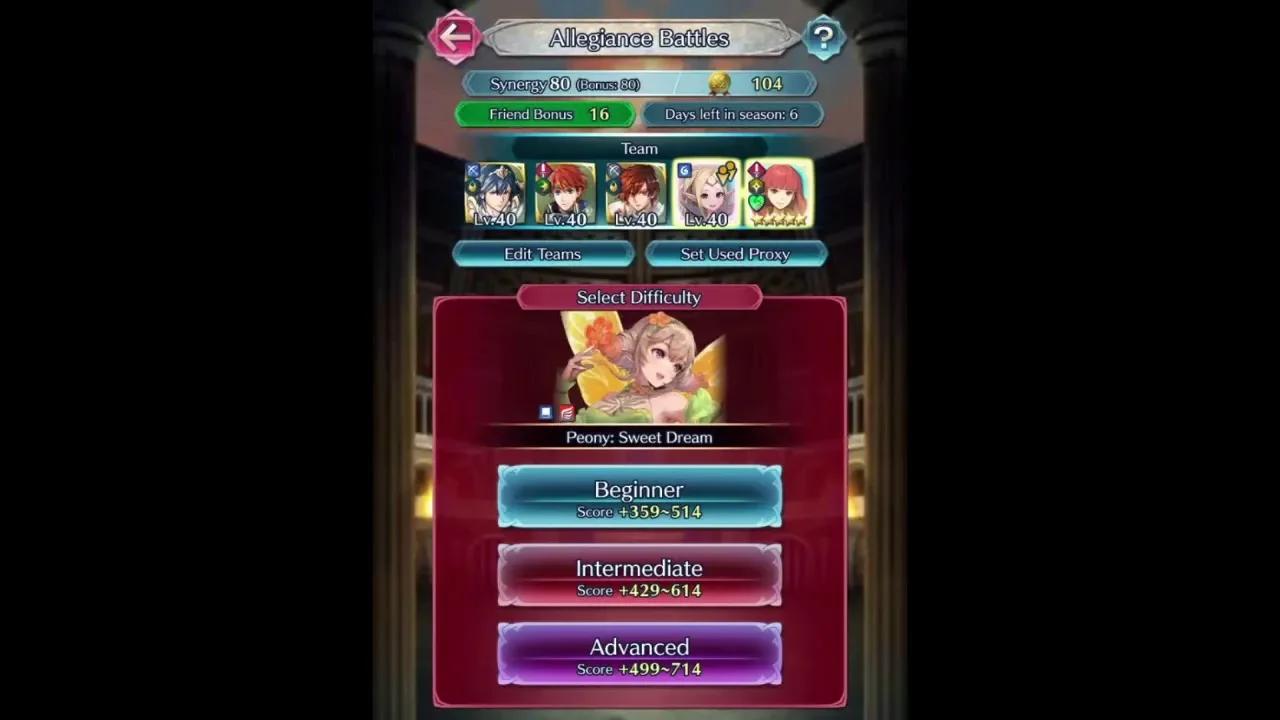 ErikH526 - Fire Emblem Heroes - Allegiance Battles Peony - 03-09-2021
