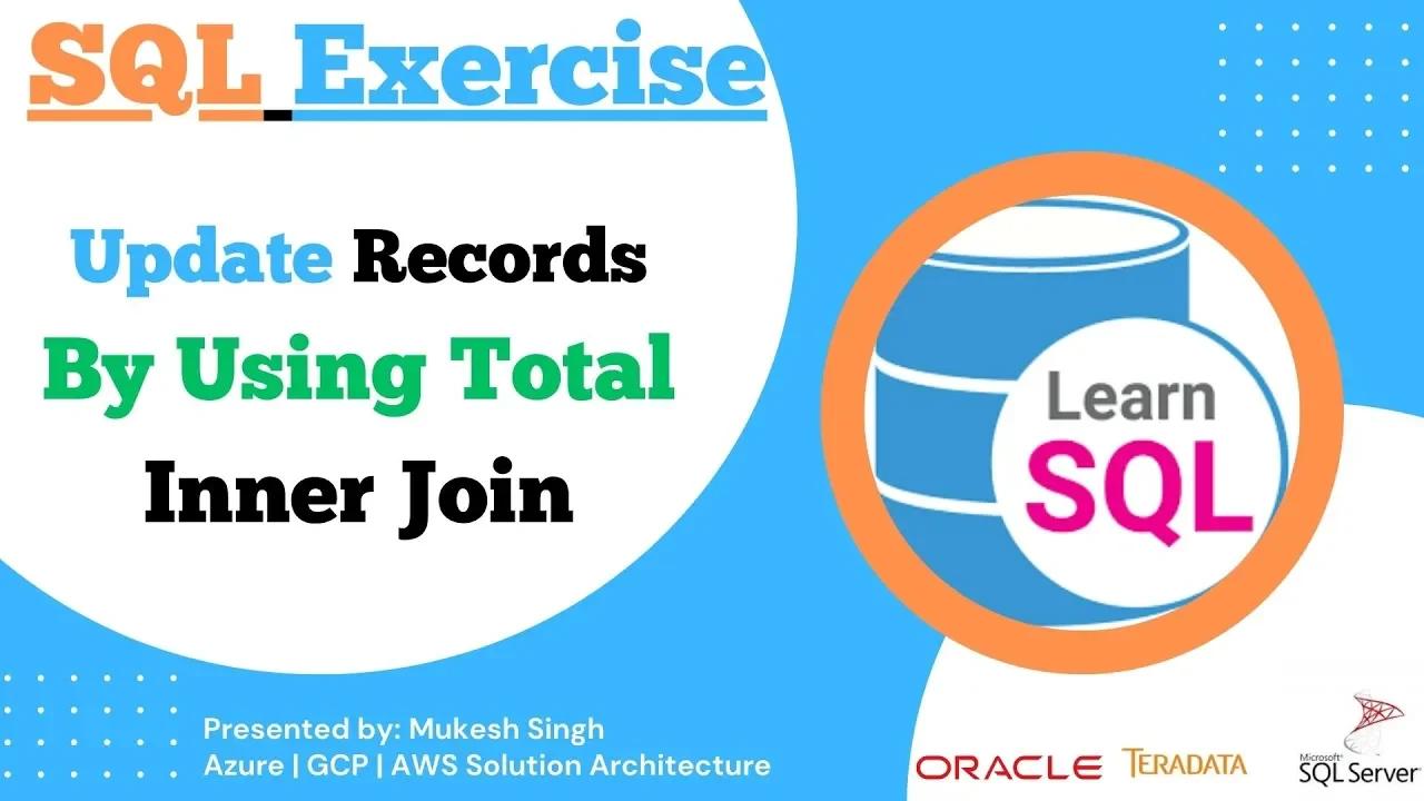 Sql Exercise How To Update Records By Using Inner Join 4919