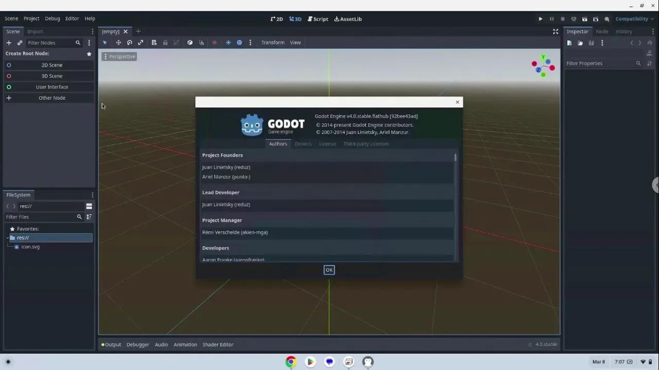 How to install Godot on a Chromebook in 2023