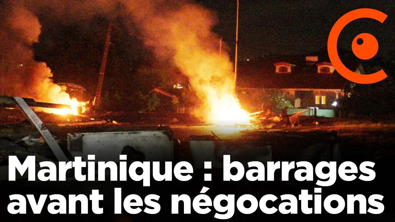 Martinique : nouveaux barrages en feu malgré le couvre-feu avant les ...