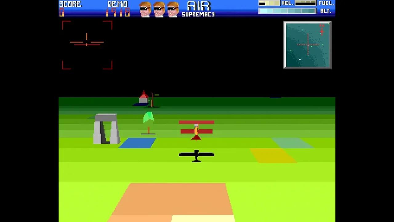 Acorn Archimedes game: Air Supremacy (1991 Acornsoft)