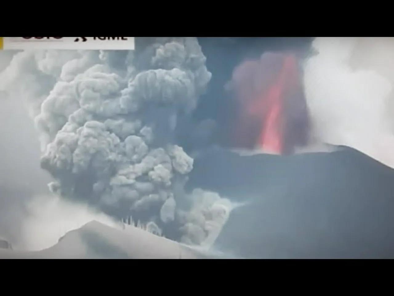 INCREDIBLE SHOCKWAVE FROM LA PALMA VOLCANO RECORDED AS THERE IS NO END ...