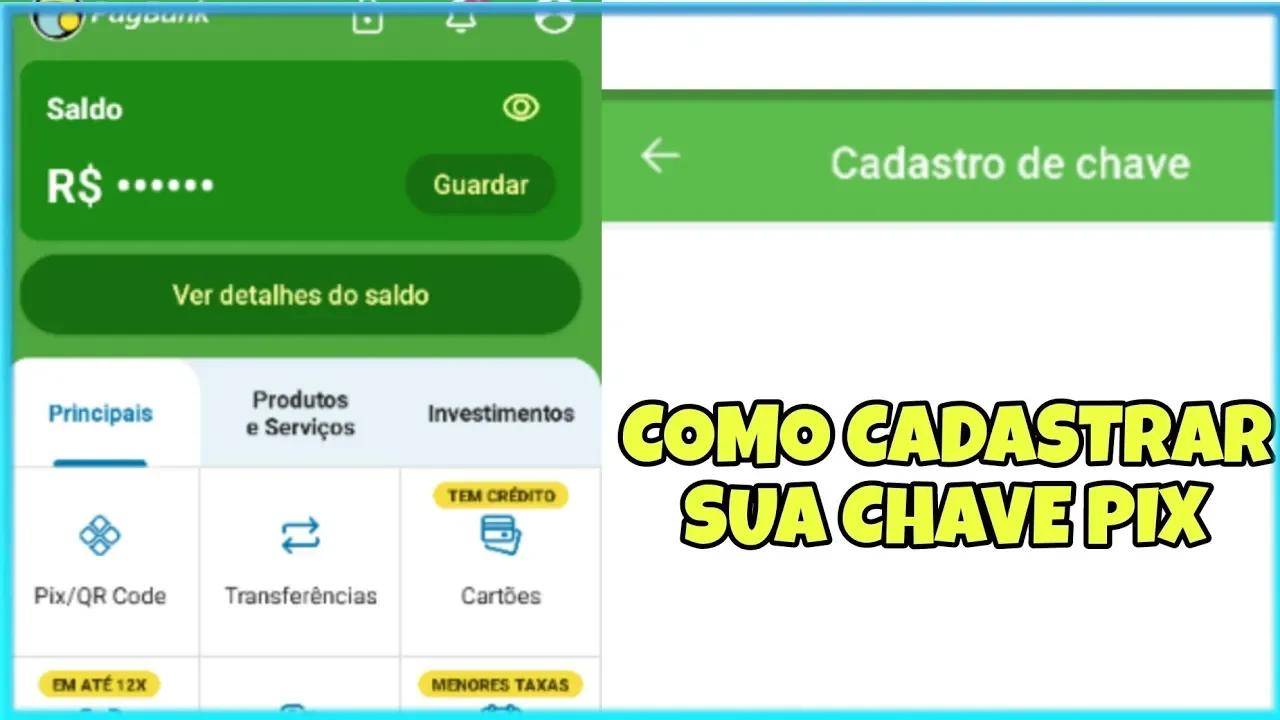 COMO CADASTRAR SUA CHAVE PIX NA PAGBANK