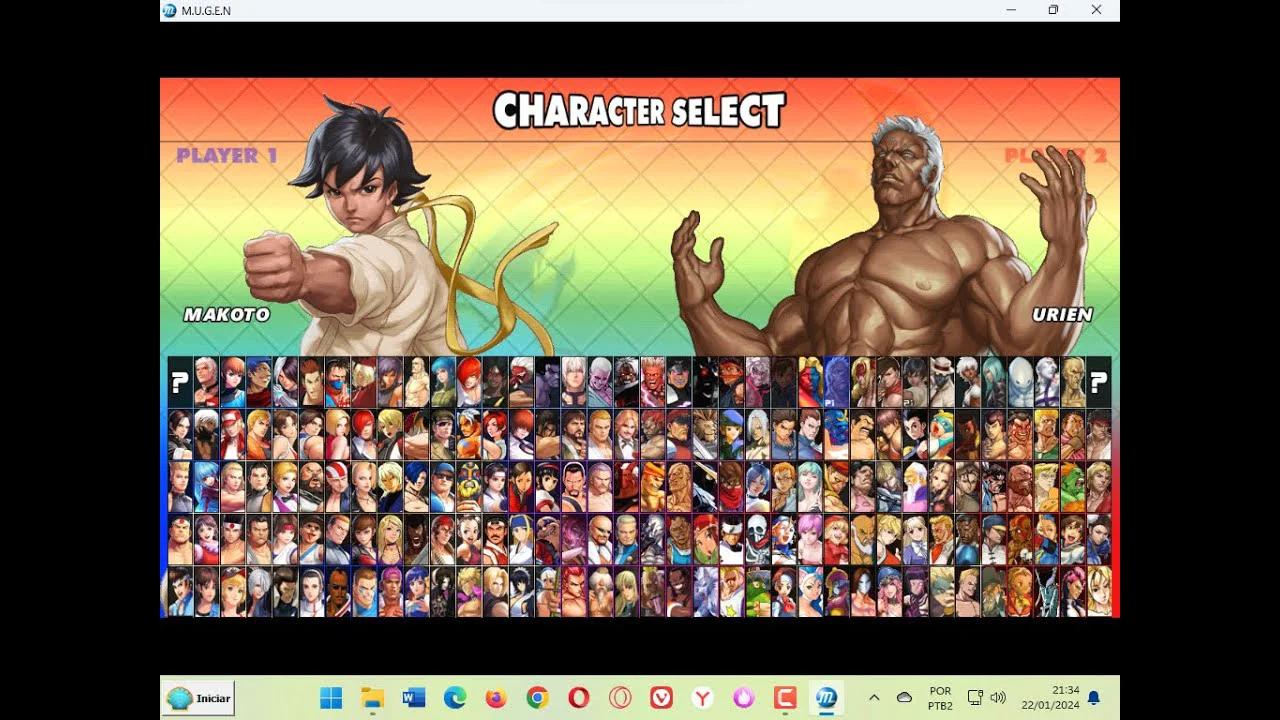 Capcom Vs SNK Evolution Kore - Makoto Vs Urien (Chars Battle)