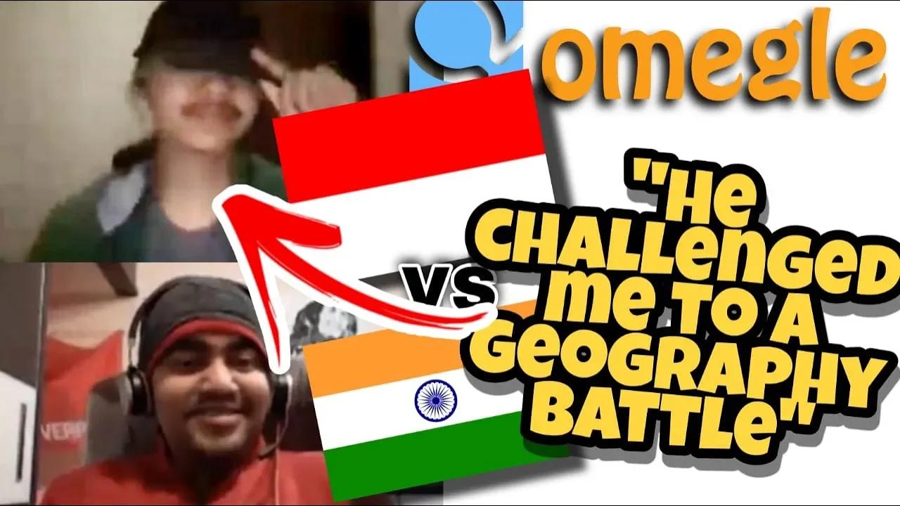 Geography Nerd challenged by Indonesian on Omegle