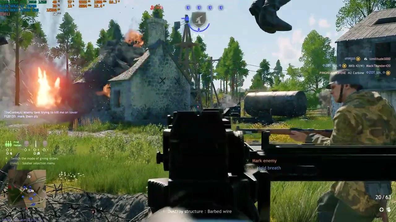Enlisted Gameplay - La Perelle Village Invasion - Legendary Team Work ...