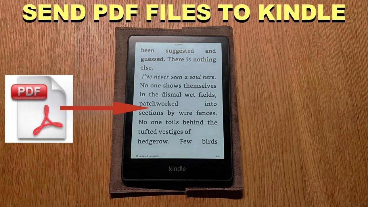 How to send and open PDF files on your Amazon Kindle e-Reader easily!