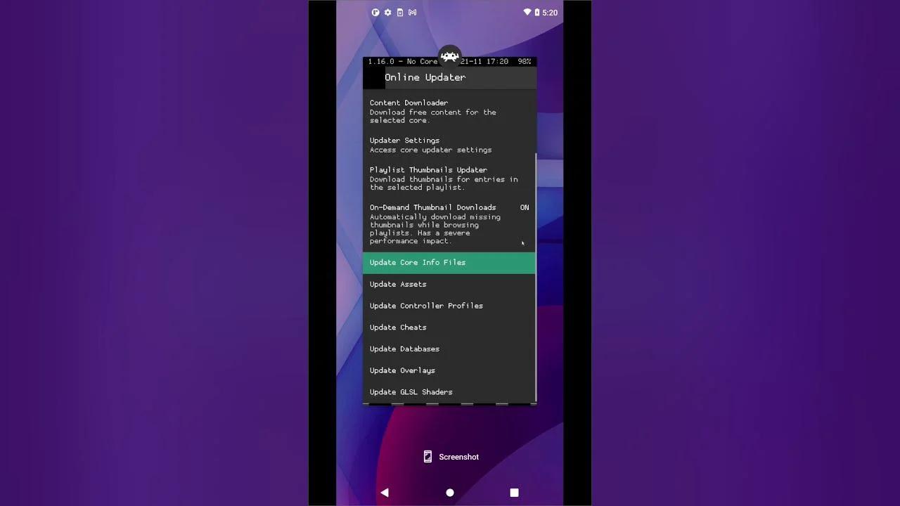 Retroarch On Android Missing Cores Fix Short