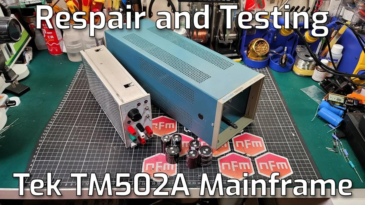 Repair And Test A Tektronix Tm502a Mainframe