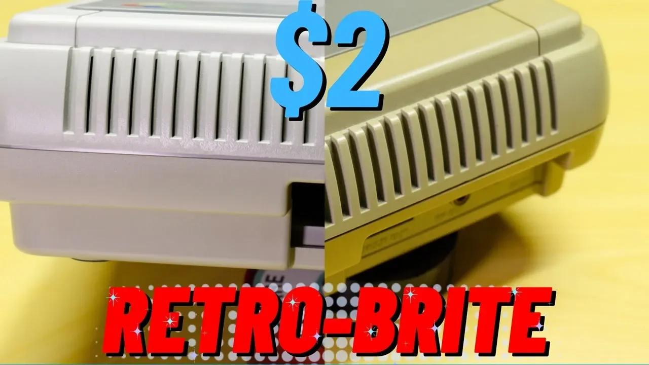 Is this the Cheapest & Easiest Retrobrite Method?