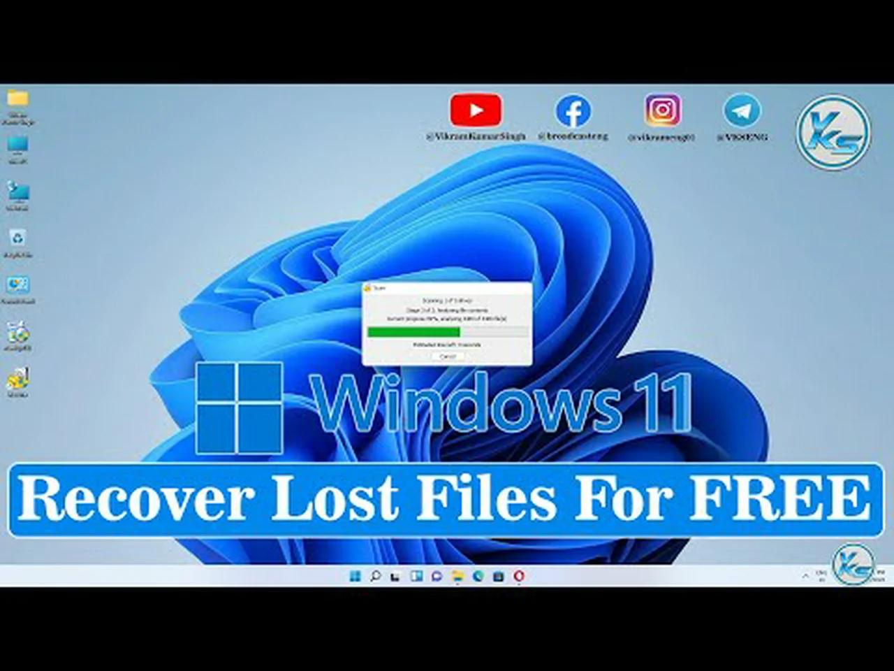 Recover Lost Files in Windows 11 For FREE