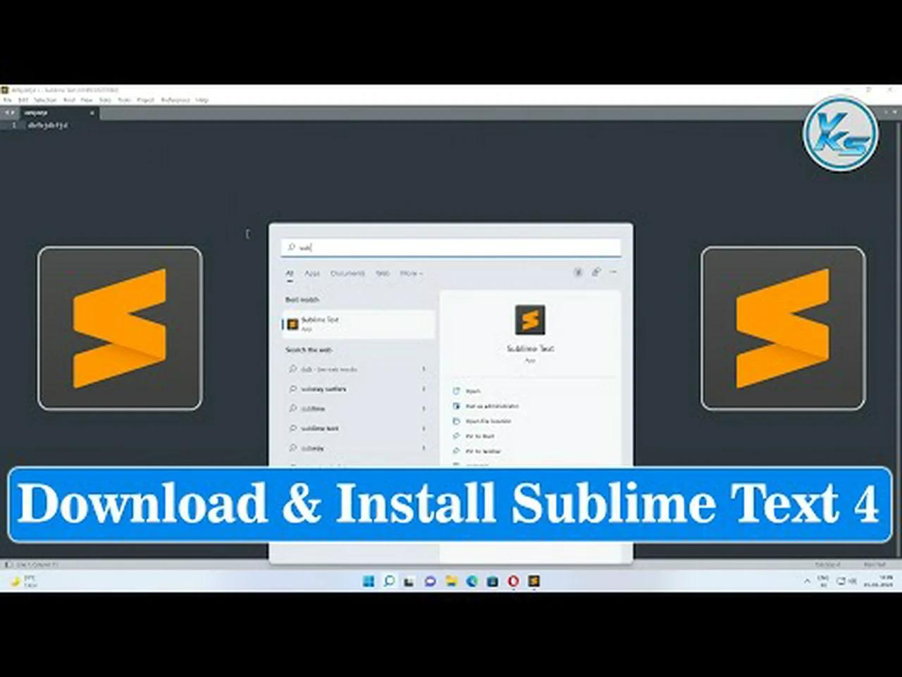 How To Download And Install Sublime Text 4 On Windows 11/10/8/7