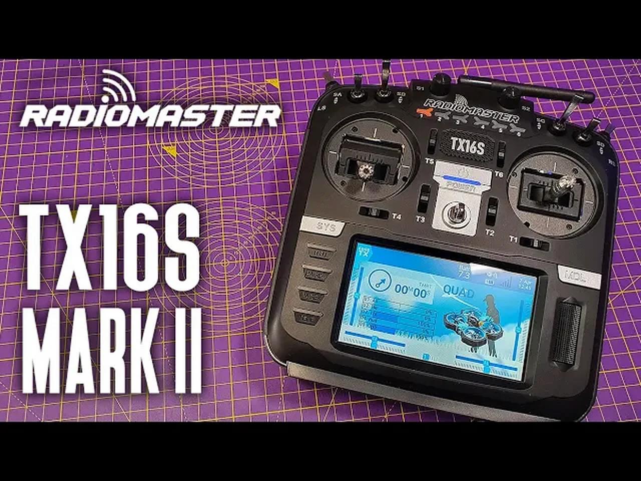 RadioMaster TX16S Mark II new version review with EdgeTX, ExpressLRS ...
