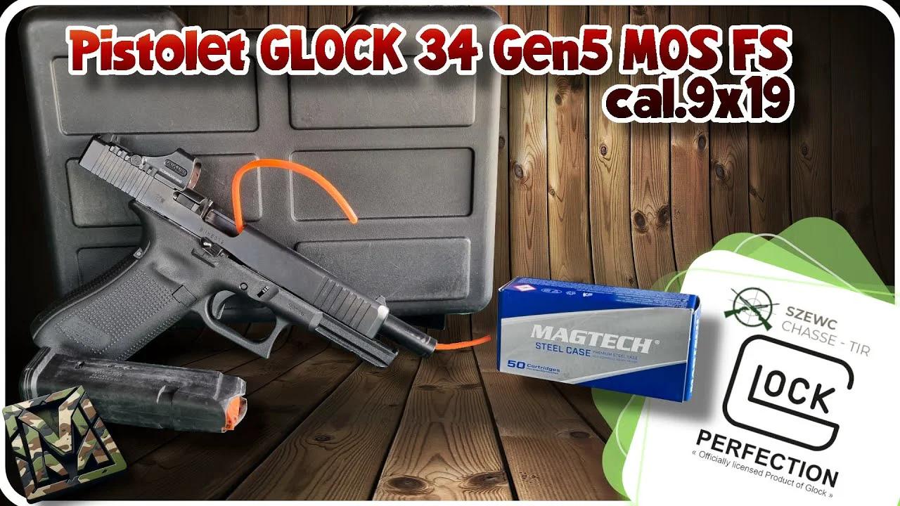 Pistolet Glock 34 Gen5 mos 9x19mm holosun scs ! du Glock comme on les ...