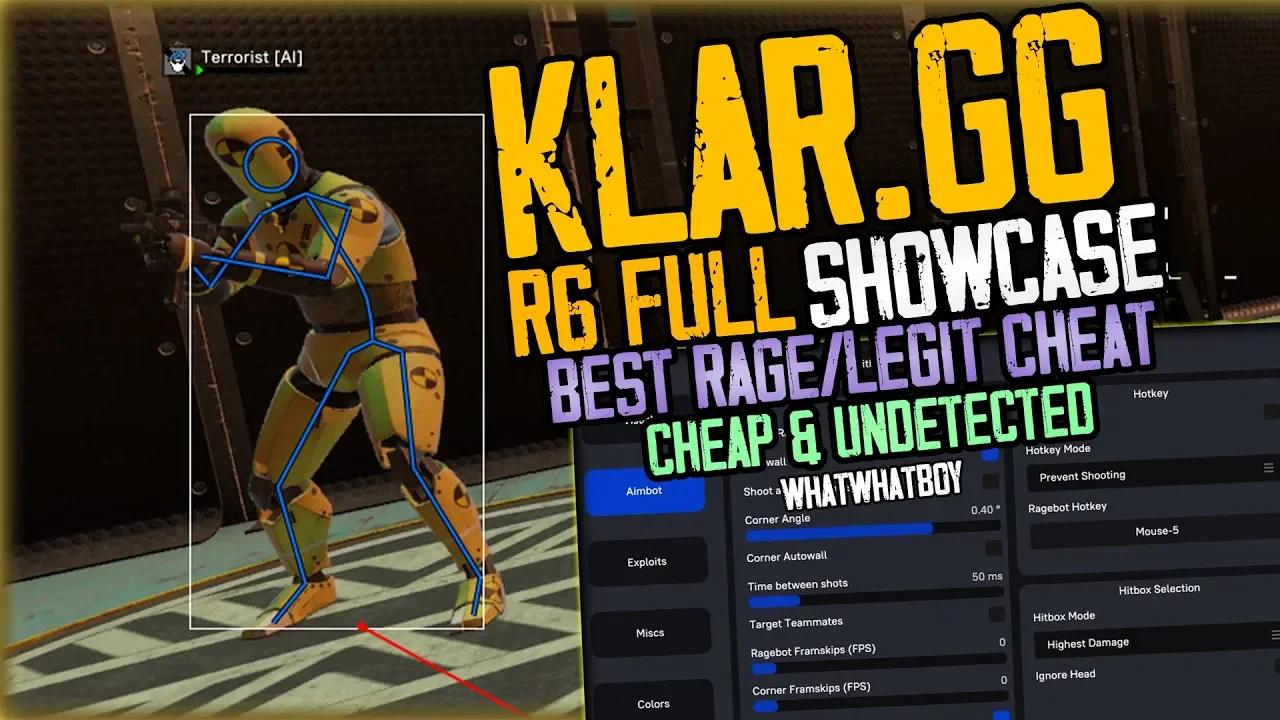 Klar R6 FULL Showcase - Rainbow Six Siege - AIMBOT/ESP/MORE - BEST RAGE ...