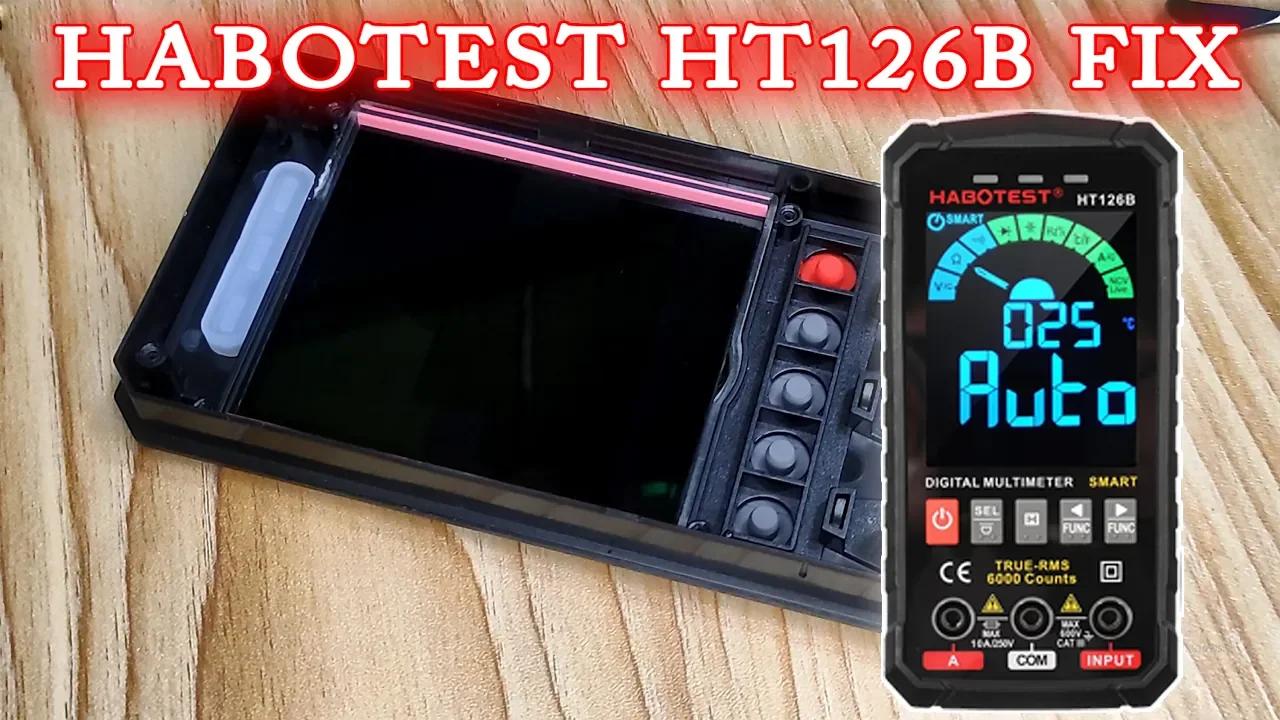 [SOLVED] Habotest Ht126b Display Problem