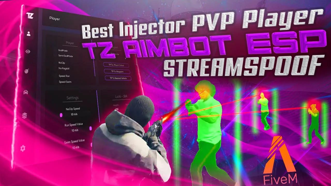 Fivem Inyector TZ🚨The Best Inyector CHEAT STREAMSPOOF 😲 Aimbot + Esp ...