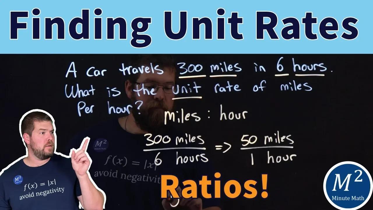 Calculating Speed: Understanding Unit Rates in Miles Per Hour!