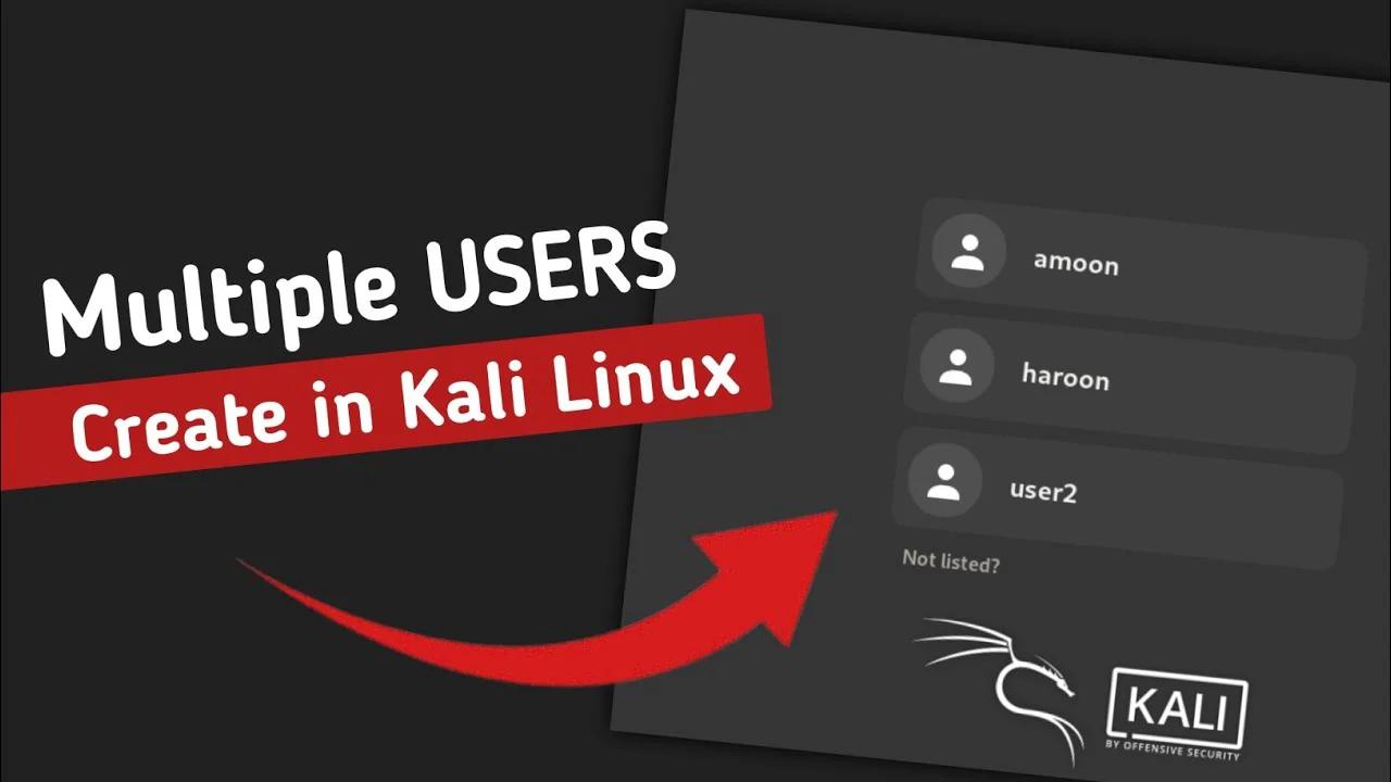 How To Add And Delete Users In Linux Kali Linux User Management In 1571