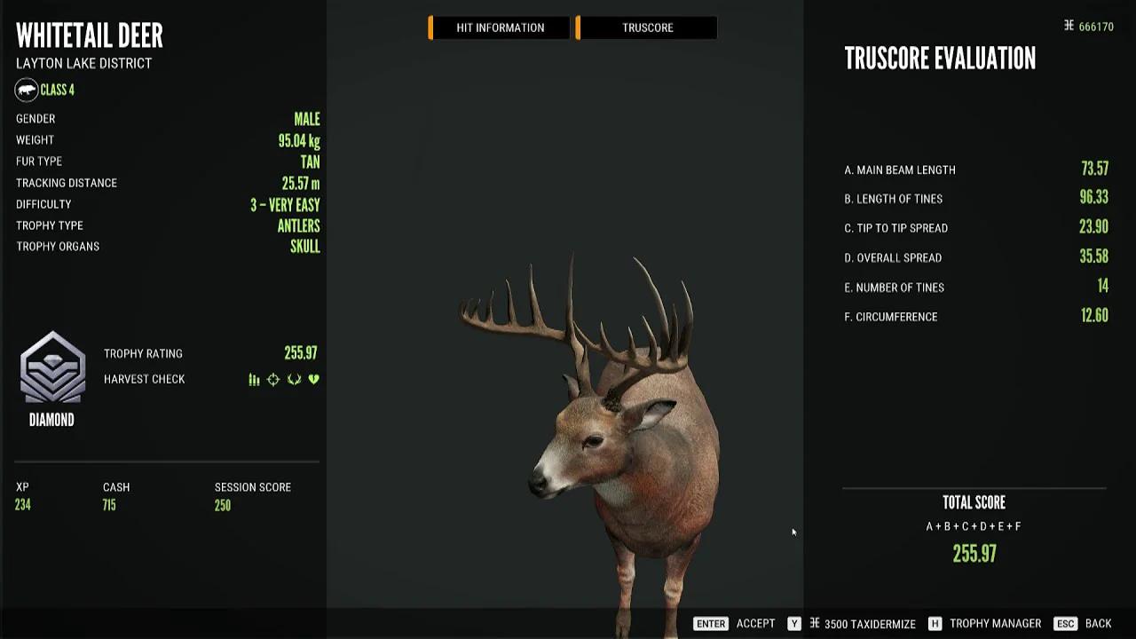 DIAMOND Whitetail DEER WEMOD HUNT THEHUNTER CALL OF THE WILD 1440 PC 2022