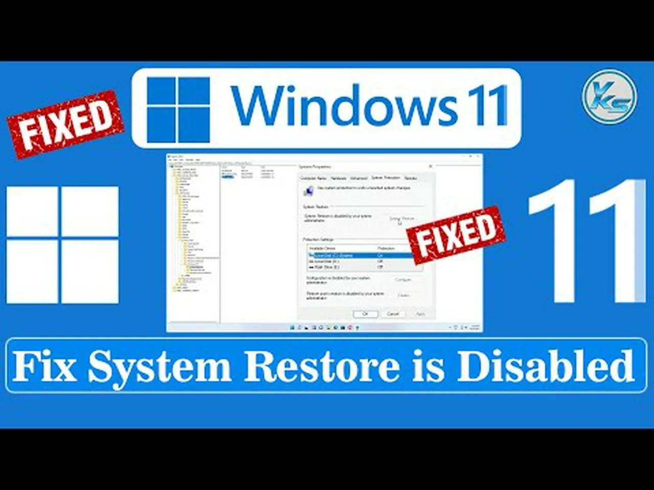 How To Fix System Restore is Disabled By Your System Administrator ...