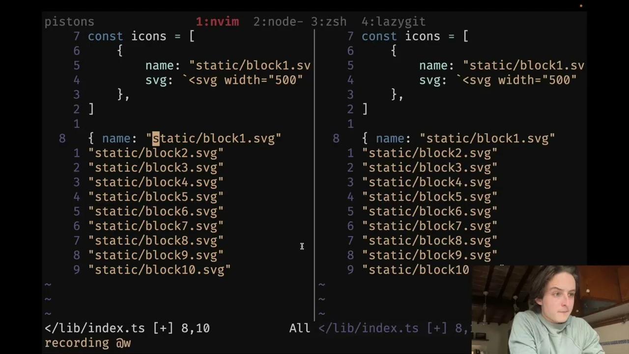 Hitting a Legendary Vim Macro while my parents are out