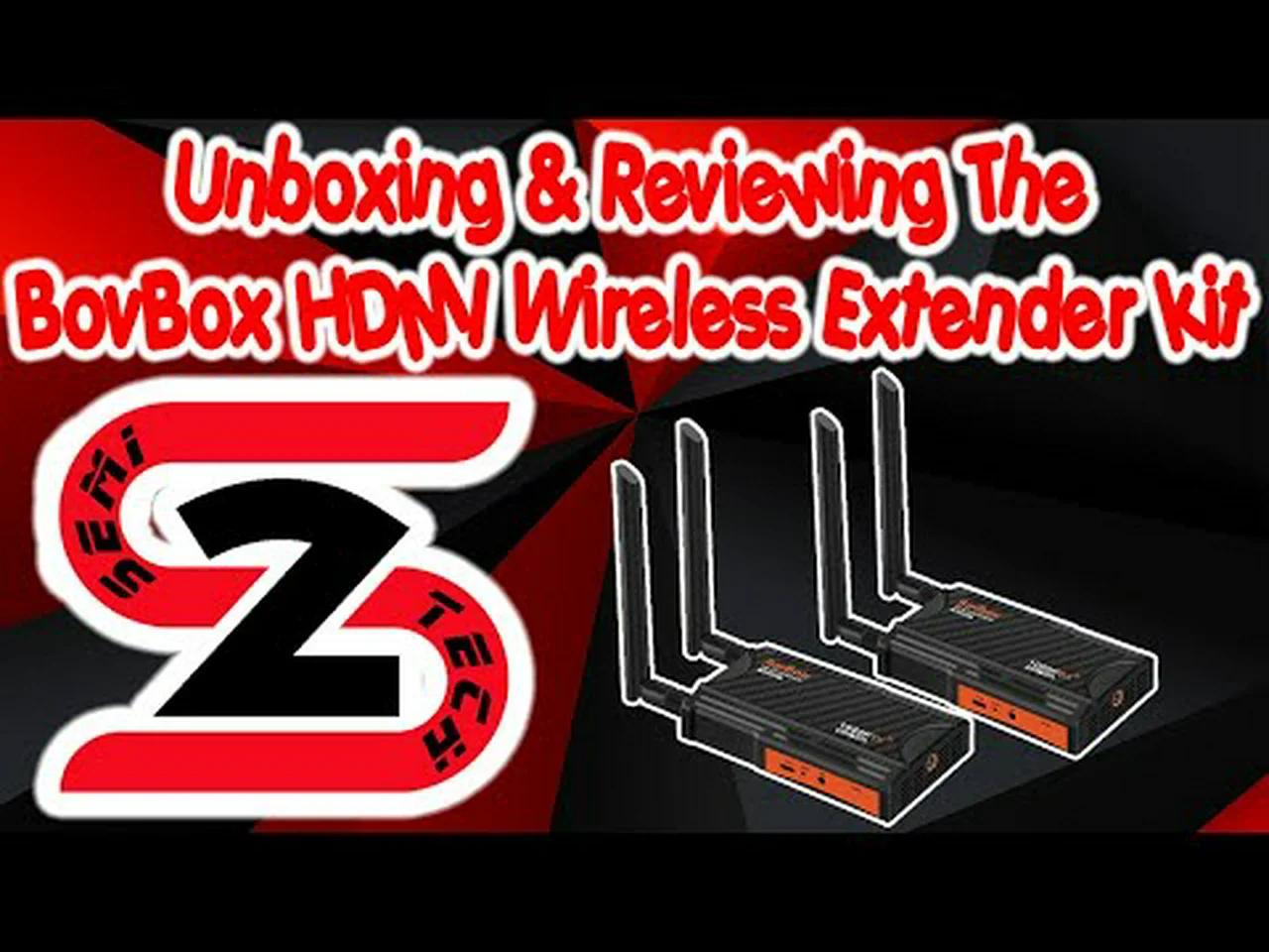Unboxing & Reviewing The BovBox HDMI Wireless Extender kit
