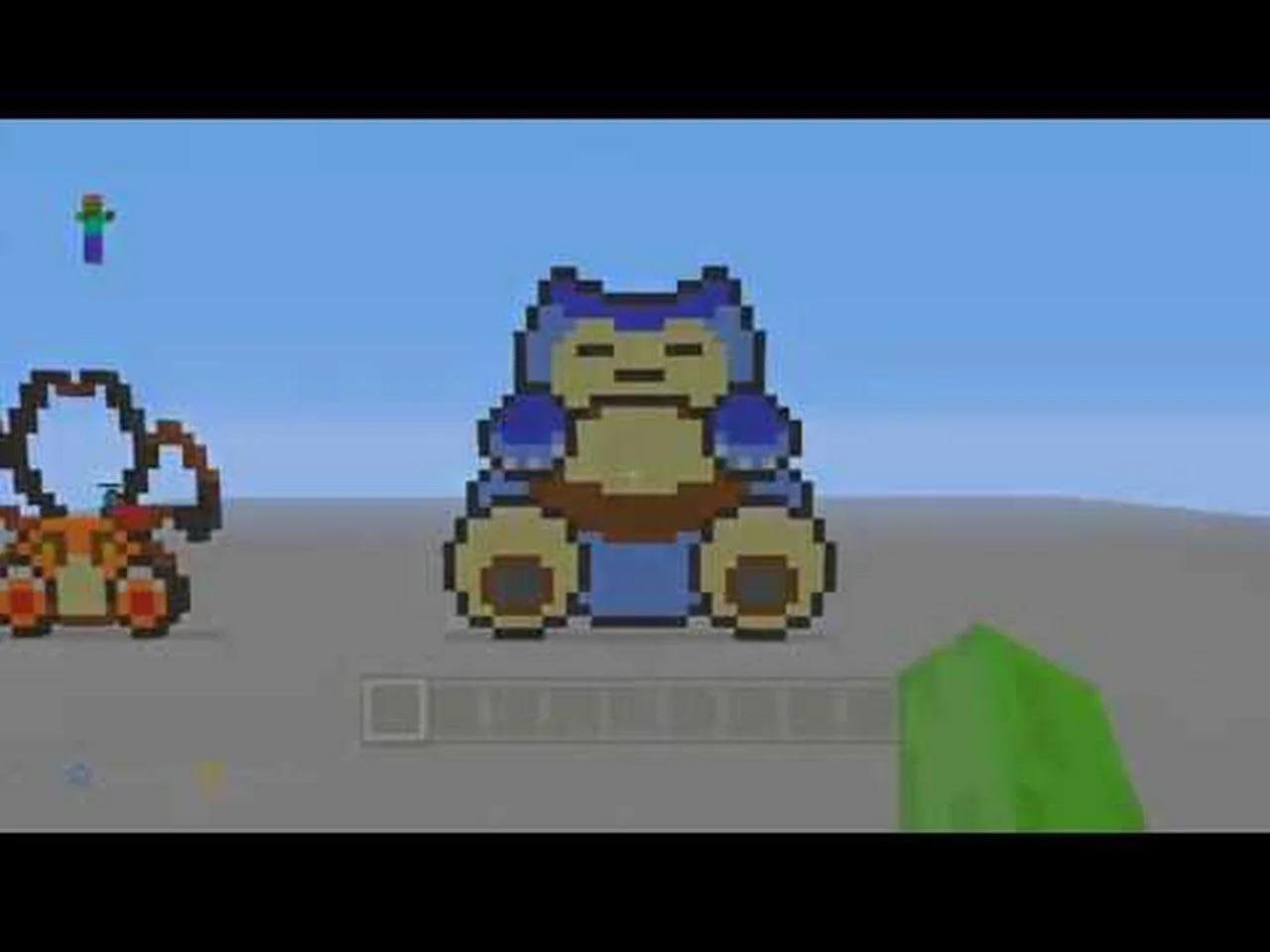 Minecraft Speedbuild #1 | Snorlax