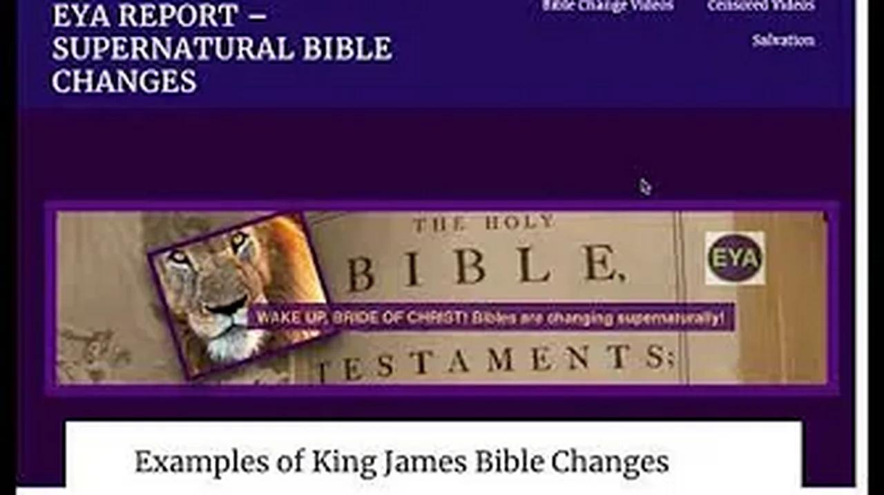 EYA Censored: What you need to know (mandela effect, bible changes)