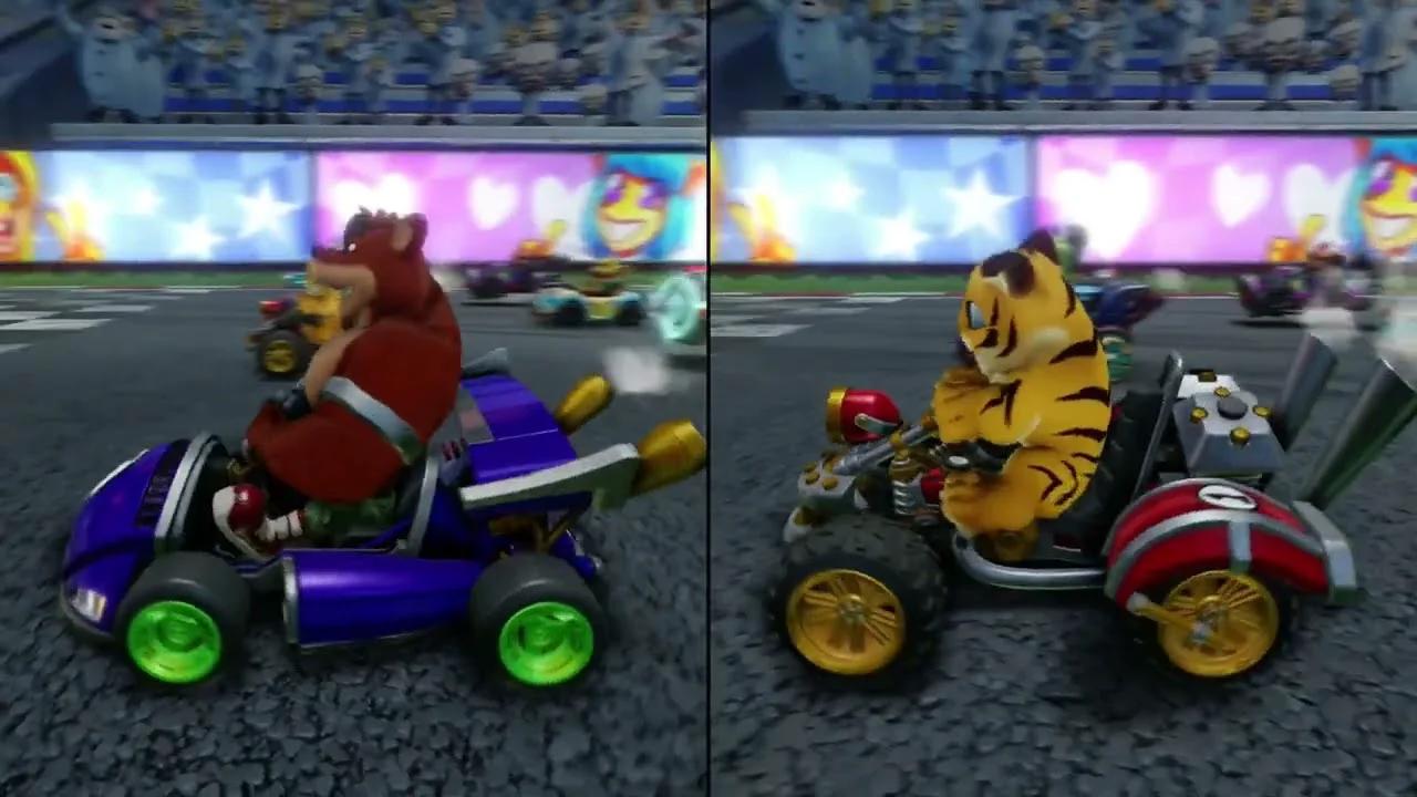 Crash Team Racing Nitro-Fueled Spliscreen with Darkvader (Multiple Races)