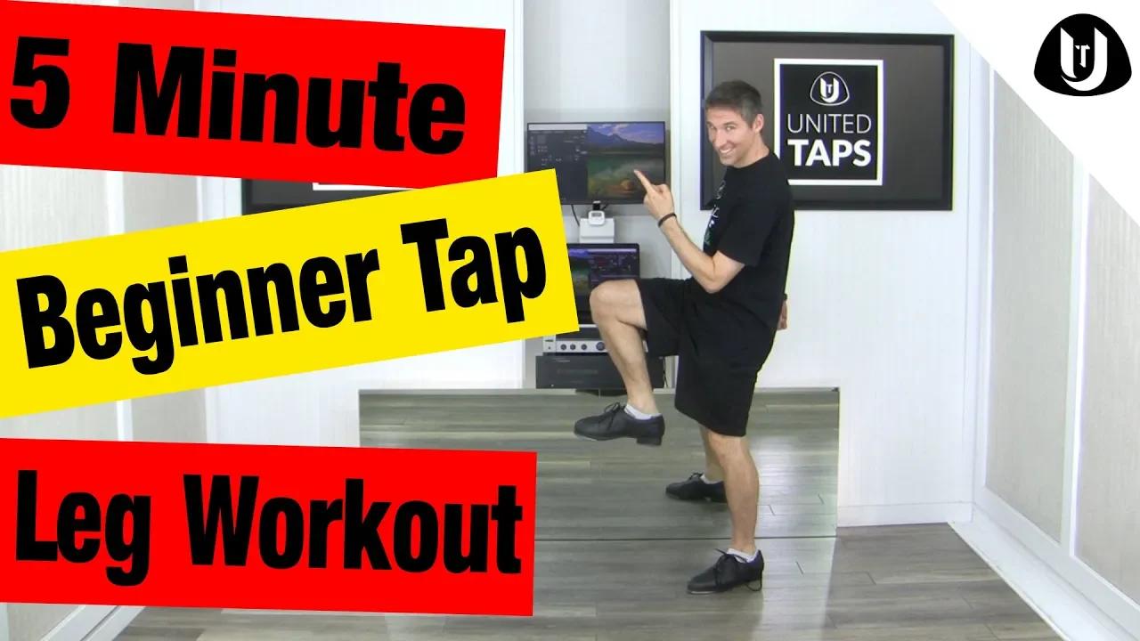 5 Minute Beginner Tap Dance Leg Workout (No Jumping)