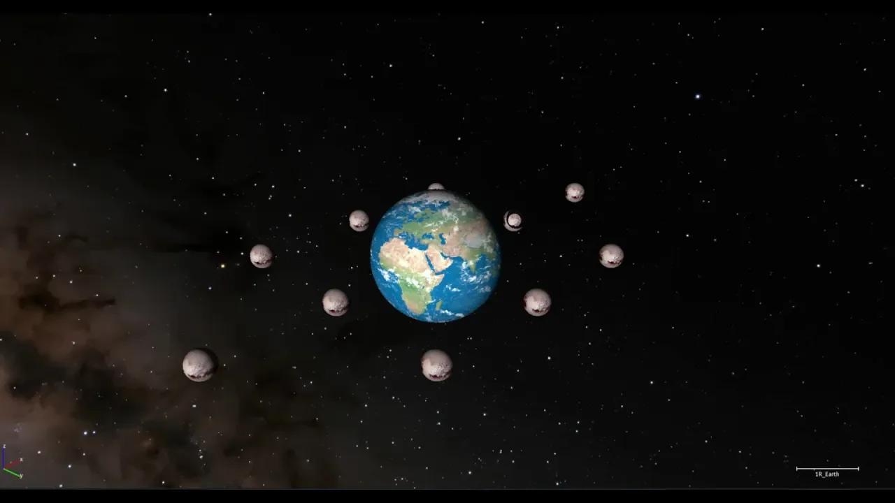 8K | Longest Version | 10 Pluto's Vs Earth | OpenSPH Simulation