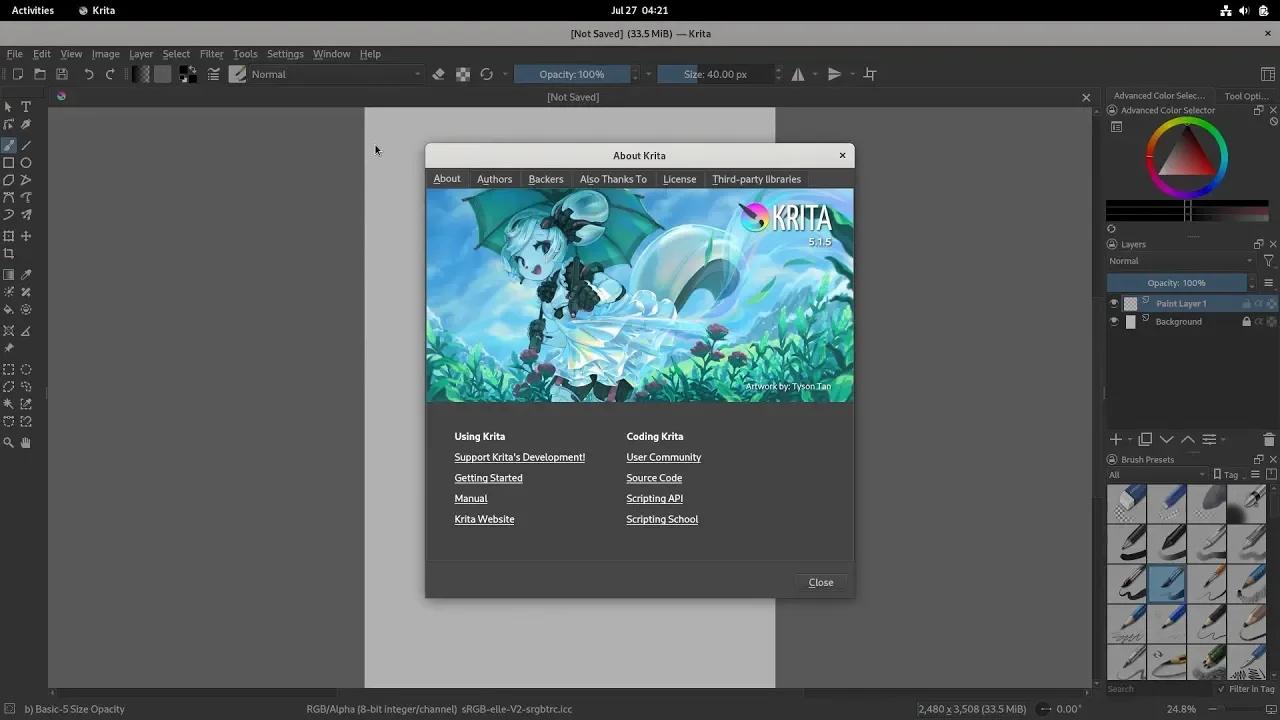 How to install Krita on Debian 12